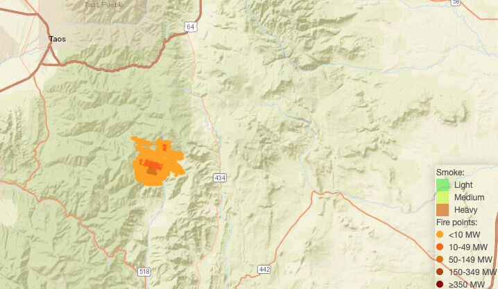 Hot, dry, breezy conditions continue to challenge Luna fire efforts ...