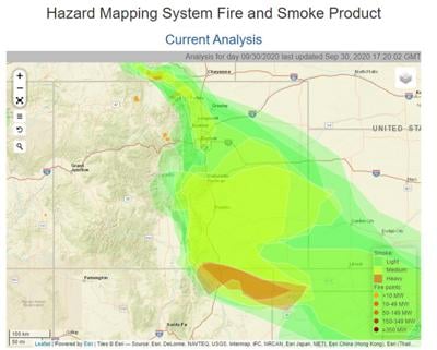 Smoke from fires in nearby states fills Taos Valley | Environment ...