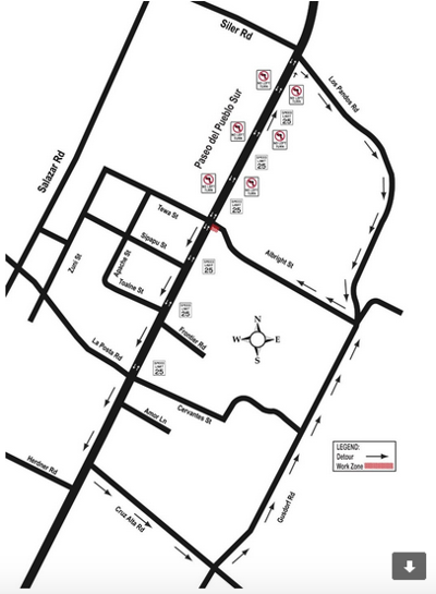 Construction update: left turn restrictions on Paseo start Monday ...