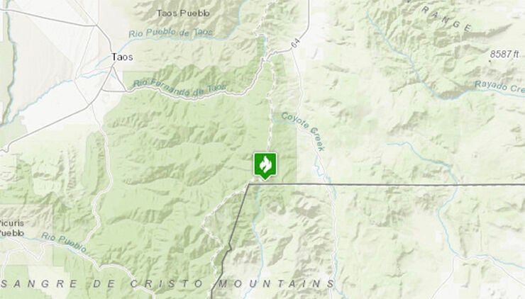 Fire burning east of Taos | public safety | taosnews.com