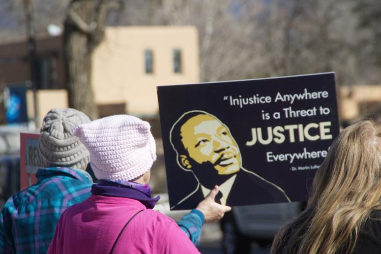 Protest, free speech, Taos Revolt wind through MLK Day | Politics ...