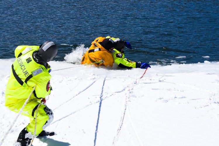 Angel Fire Fire Department conducts ice rescue training | Outdoors ...