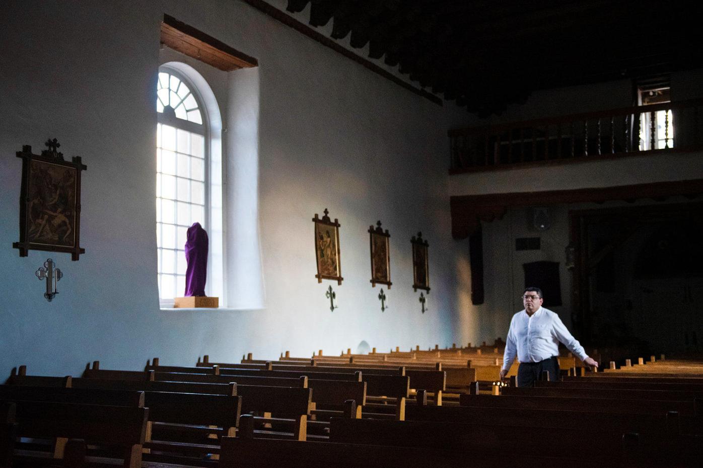 Photo Gallery: Taos churches adapt to social isolation during Easter ...
