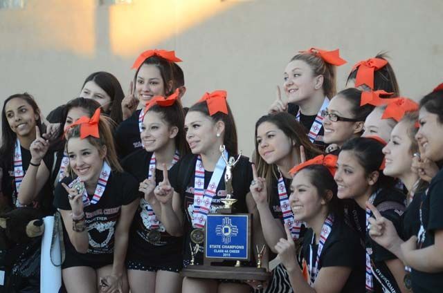 Taos cheerleaders win second straight state championship | Sports ...