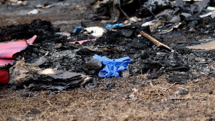 Angel Fire Police search ashes after house fire, officer-involved ...