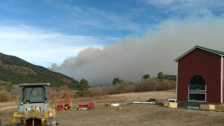 Luna fire grows in rugged canyons of Carson National Forest | public ...