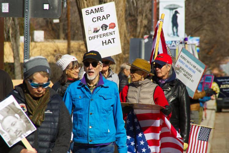 Protest, free speech, Taos Revolt wind through MLK Day | Politics ...