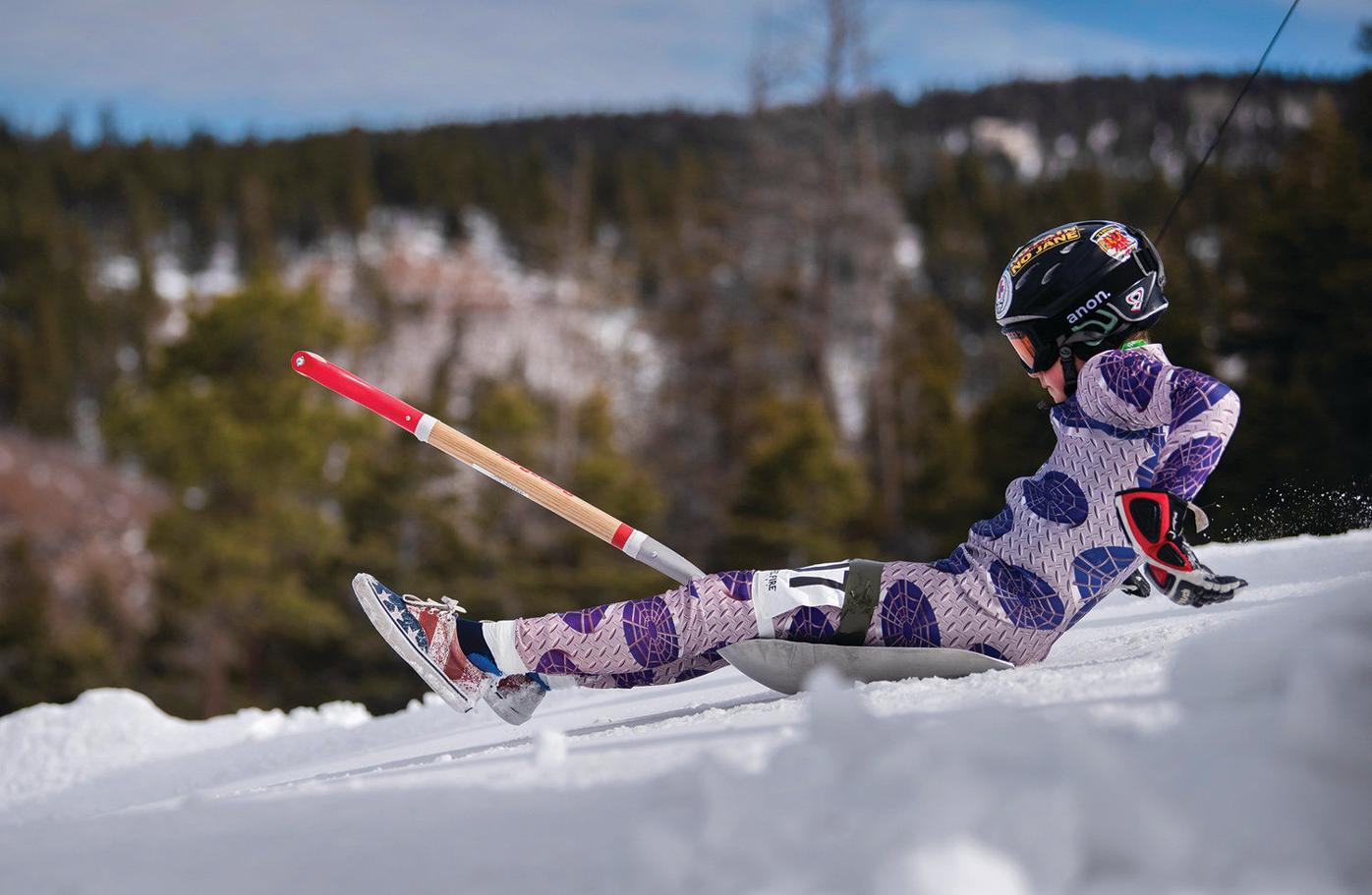 Photo Gallery of Angel Fire shovel races: Competitors grabbed their ...