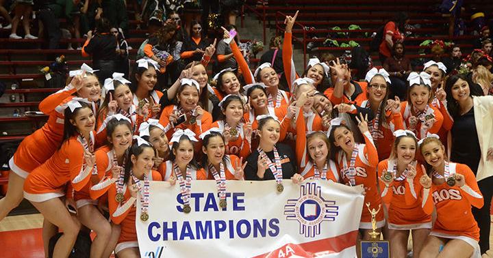 Taos cheerleading team wins third straight state title | Sports ...