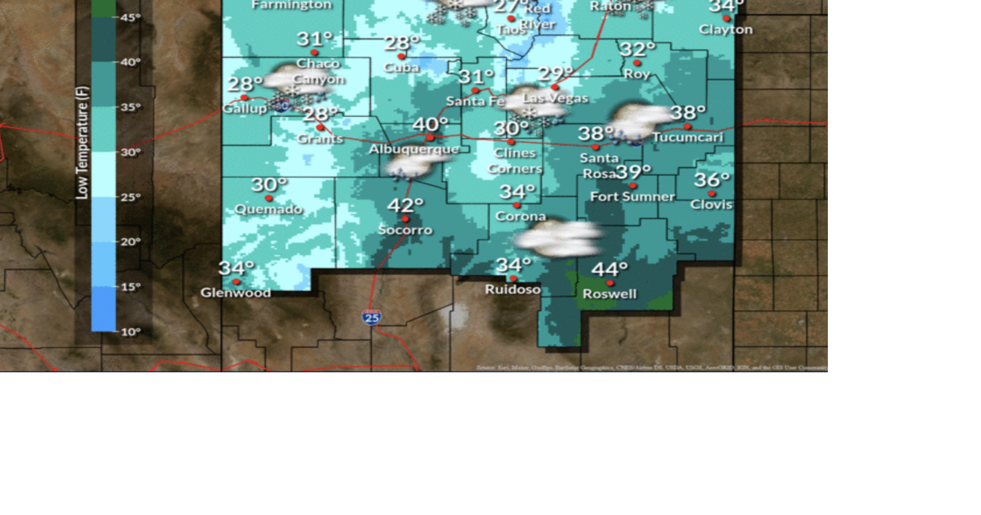 Snow predicted for tonight, Thursday in Taos County | Local Weather ...