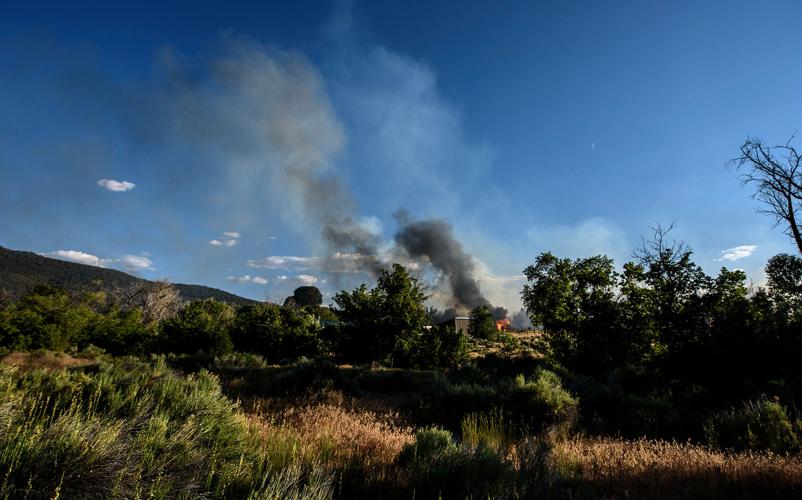 'High-risk' wildfire under control near Witt Road, Taos Canyon ...