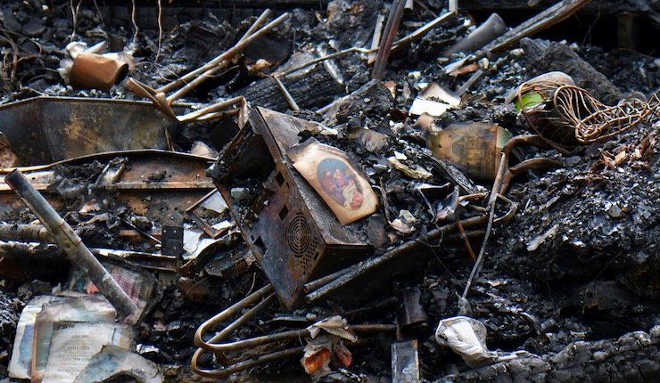 Angel Fire Police search ashes after house fire, officer-involved ...