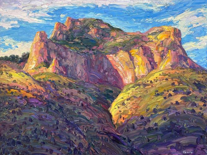 The three-dimensional expressiveness of painter Brad Teare — at Chimayo ...