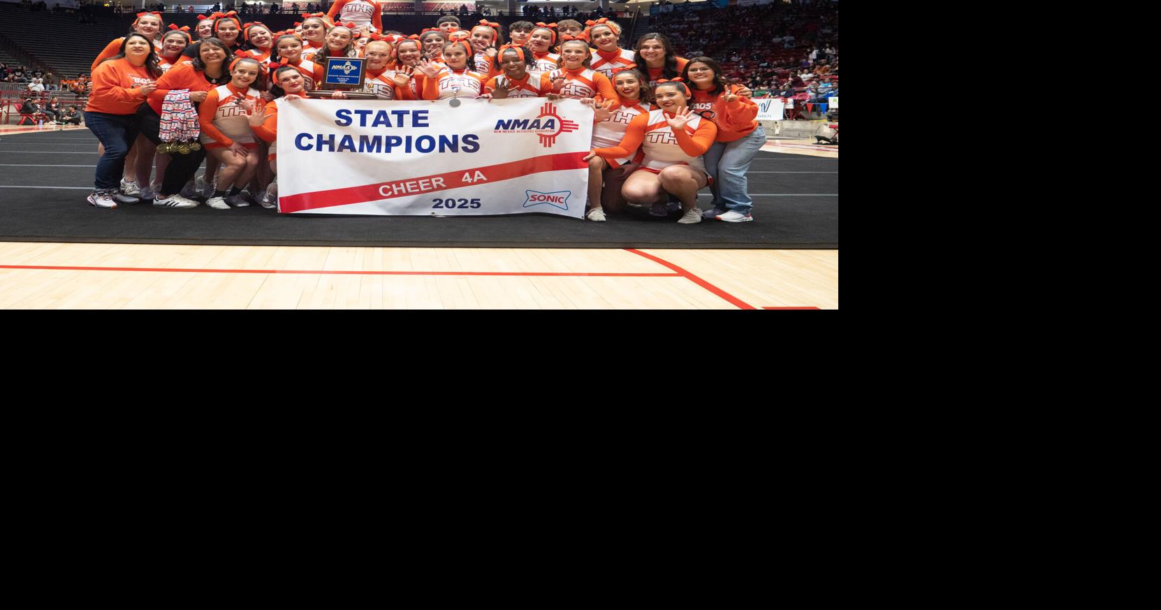 State cheer: Taos takes 5th consecutive title, Questa wins in 3A | Prep ...