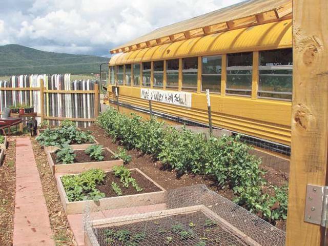 Grow on the bus: Greenhouse helps student-gardeners | La Vida ...