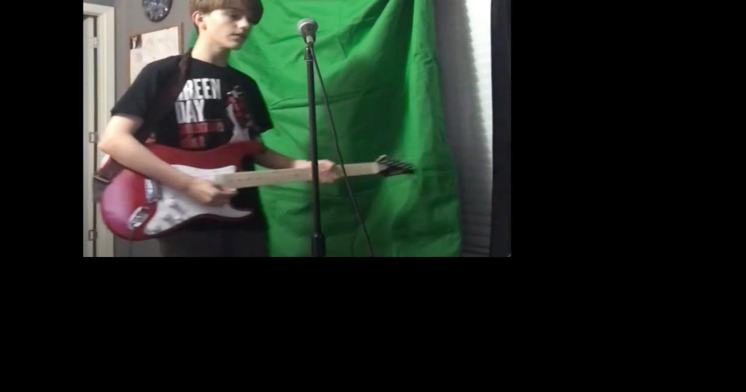 6th-Grader Elijah Russell plays cover of London Bridges by Green Day ...