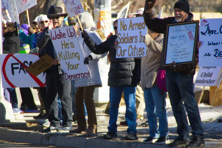 Protest, free speech, Taos Revolt wind through MLK Day | Politics ...