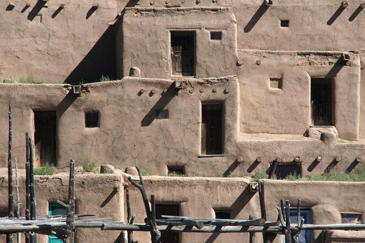 native american adobe structures