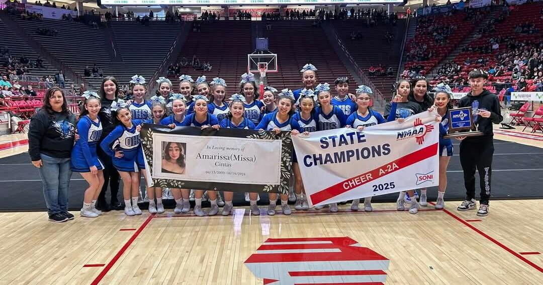 Taos, Questa cheer teams bring home the blue | Prep Sports | taosnews.com