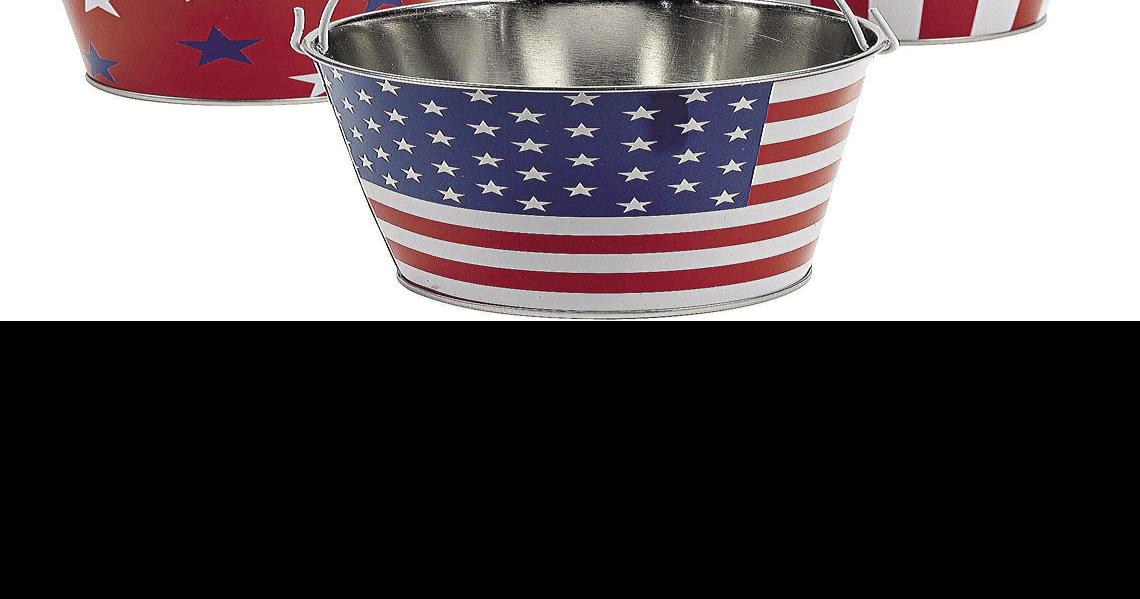 Patriotic buckets