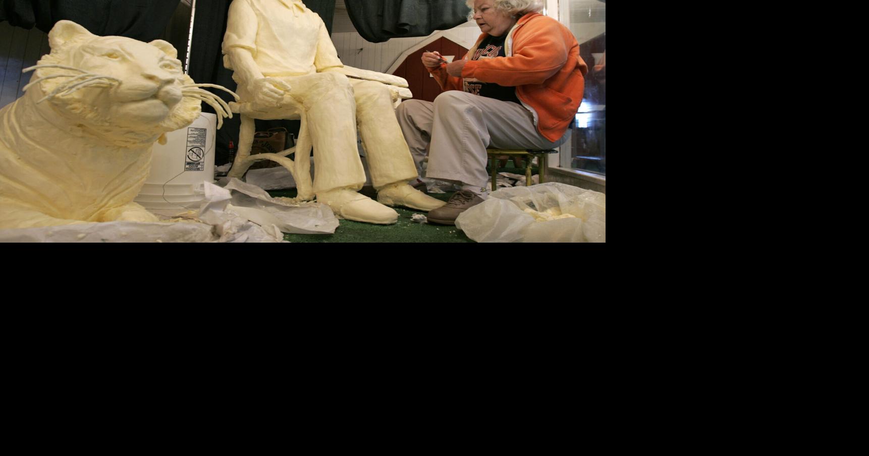 30 photos of past state fair butter sculptures