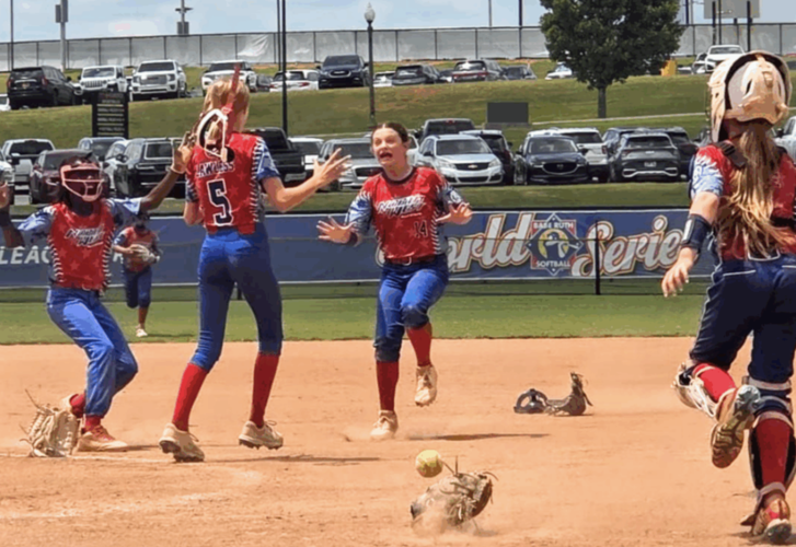 we're playing softball