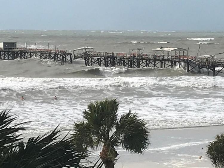 Redington Long Pier battered by storm | Beaches | tbnweekly.com