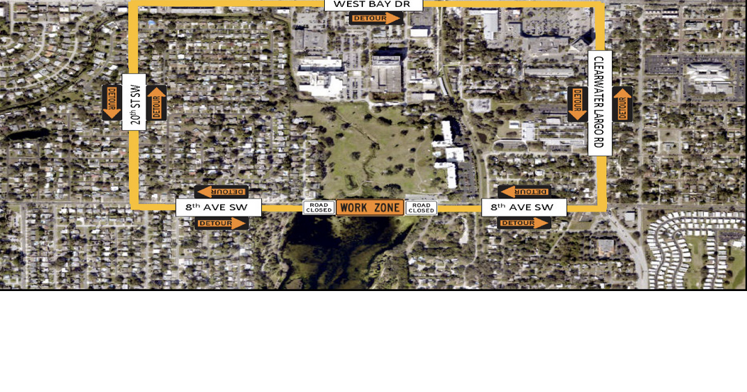 Taylor Lake project in Largo to close part of 8th Avenue SW for months ...