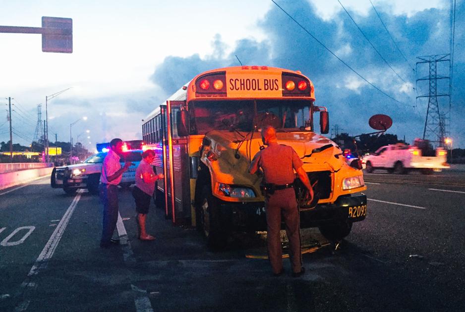 School bus driver cited in crash with semi-truck | Crime, Crashes and ...