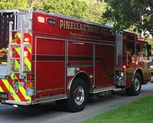 Fire department shows off new red engine | Pinellas Park | tbnweekly.com