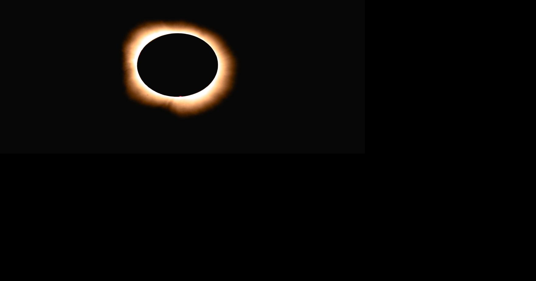Following a moon shadow: Temple residents, visitors pursue ...