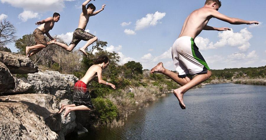 high force cliff jumping
