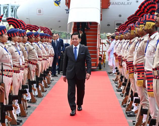 President of Myanmar’s military-backed government visits India | Nation ...