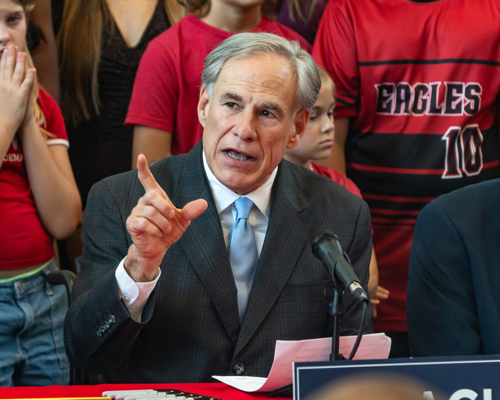Gov. Greg Abbott signs HB 2 into Texas law that provides $8.5 billion ...