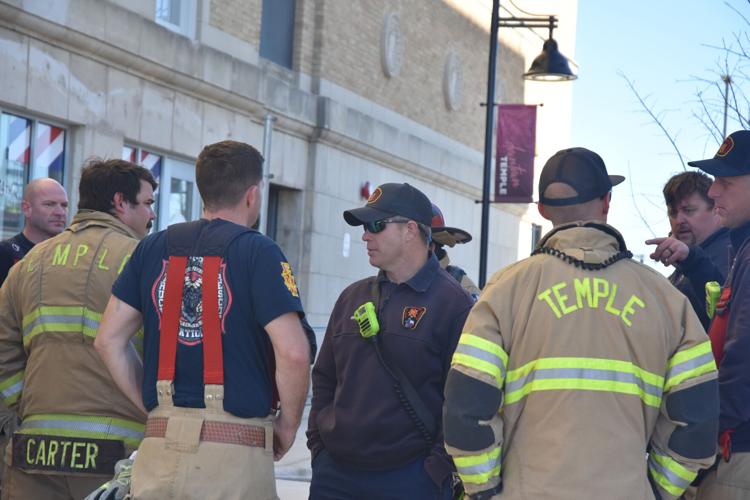 Temple Fire & Rescue members conduct high-rise training at historic ...
