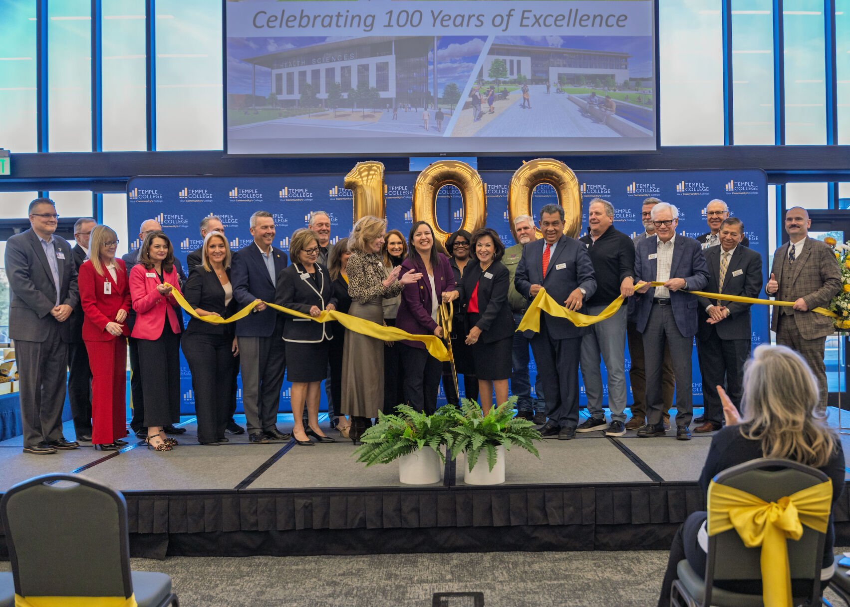 Temple College, community members celebrate centennial, main building ...