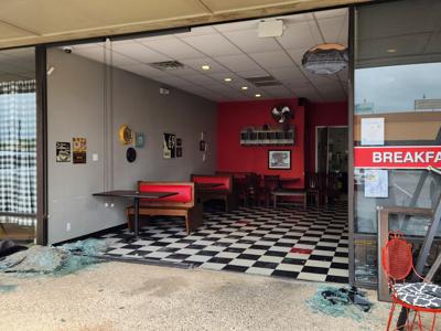 No injuries after car crashes into Temple restaurant | Business ...