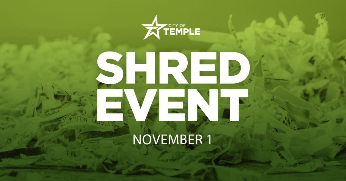 Temple hosting secure document shred event | News | tdtnews.com
