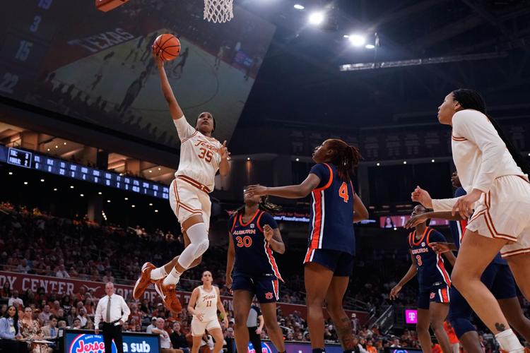 Kyla Oldacre's career-best 23 points help No. 2 Texas rout Auburn 97-36 ...