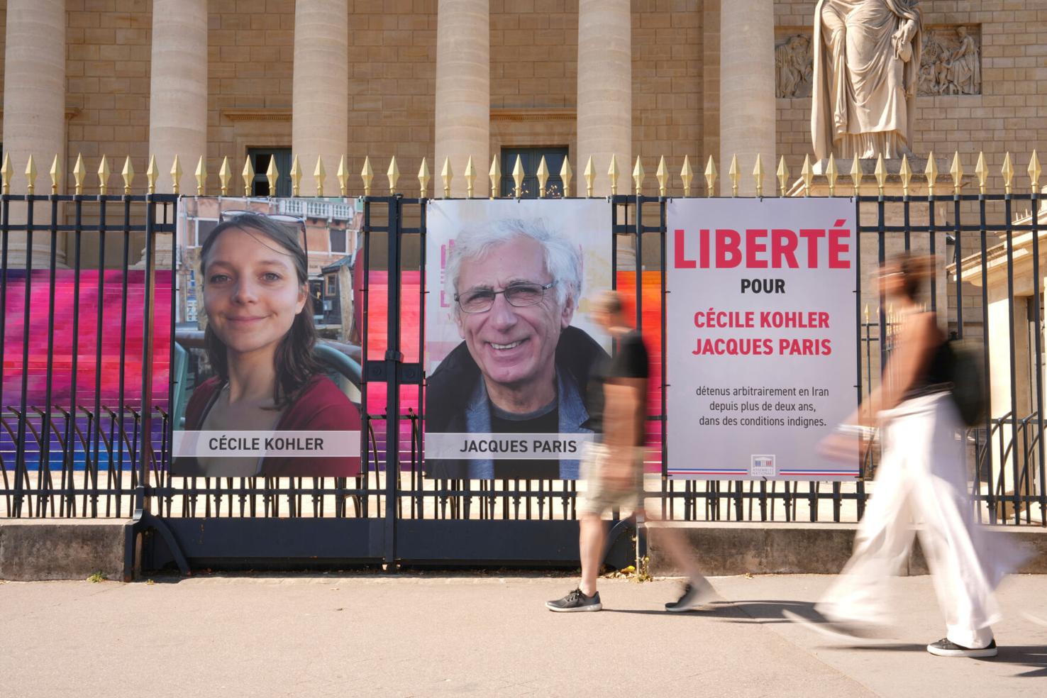 Iran has allowed two French former detainees to leave the country ...