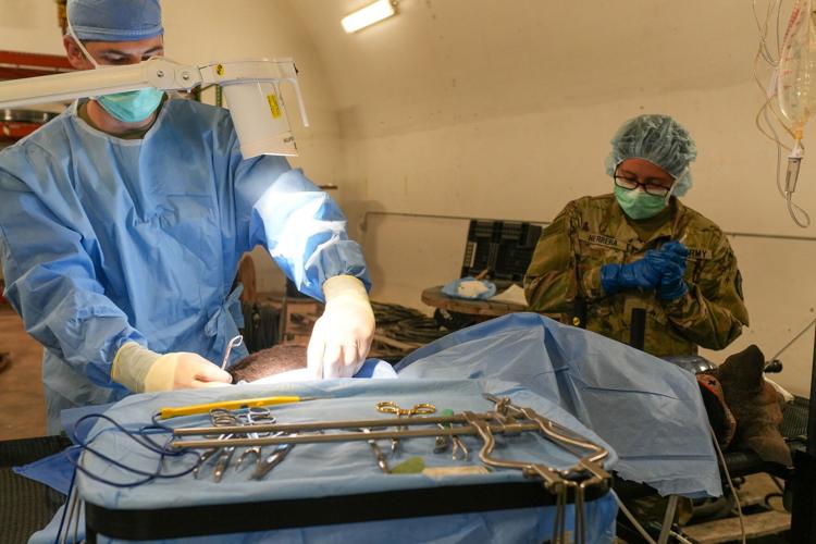 1st Medical Brigade conducting combat medical exercise at Fort Hood ...