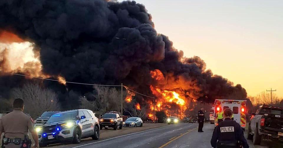 UPDATE: Collision between train and truck near Cameron sparks explosion ...