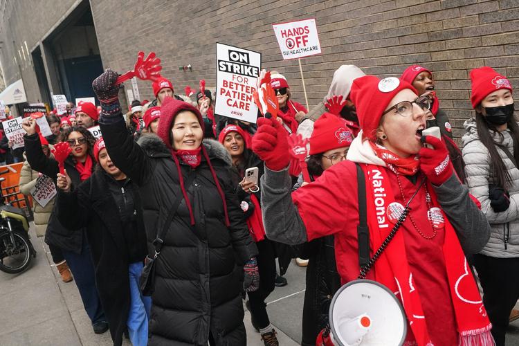 NYC nurses on strike set to resume negotiations with hospitals on 4th ...