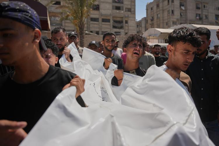 Israeli drone strike kills Palestinian siblings in a Gaza tent camp ...