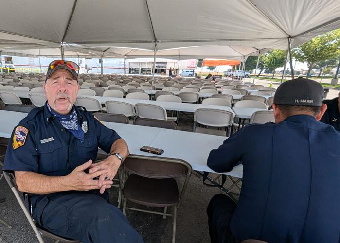 Fire agencies set up camp at THS | News | tehachapinews.com