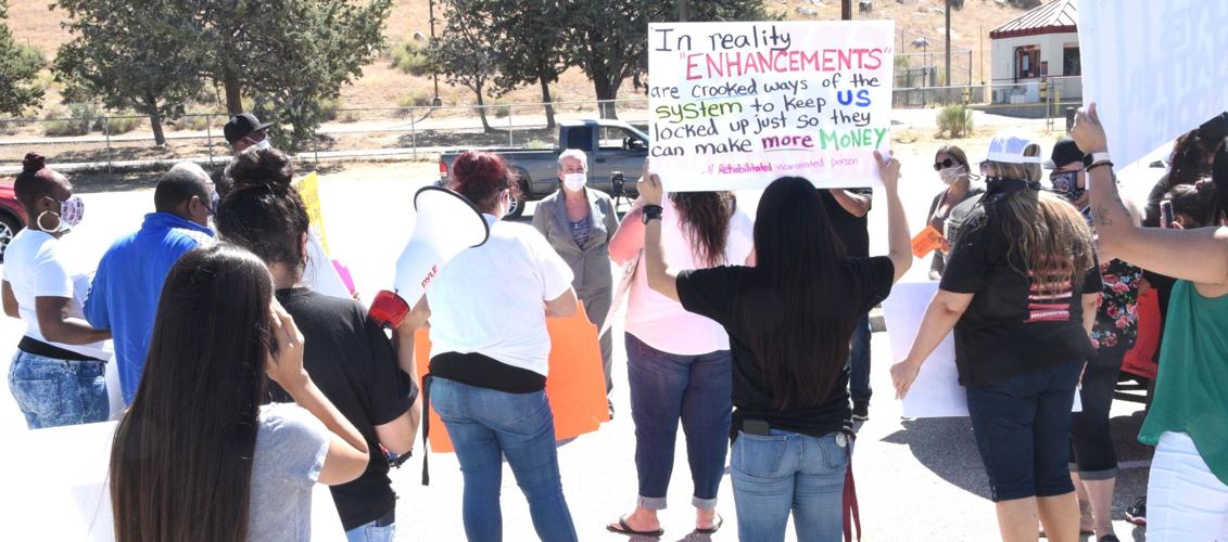 Families of inmates protest coronavirus conditions at Tehachapi prison ...