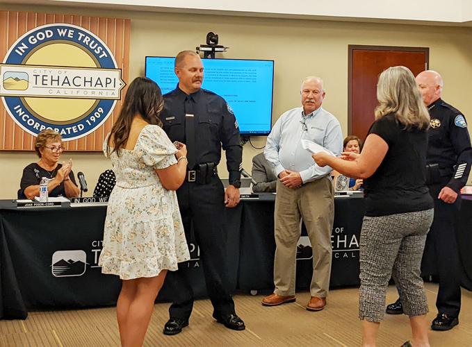 City honors officer on retirement, welcomes two new police sergeants ...