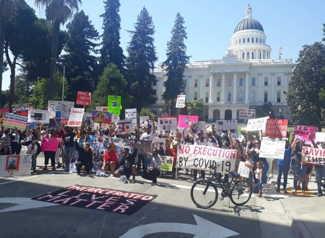 Families of inmates protest coronavirus conditions at Tehachapi prison ...