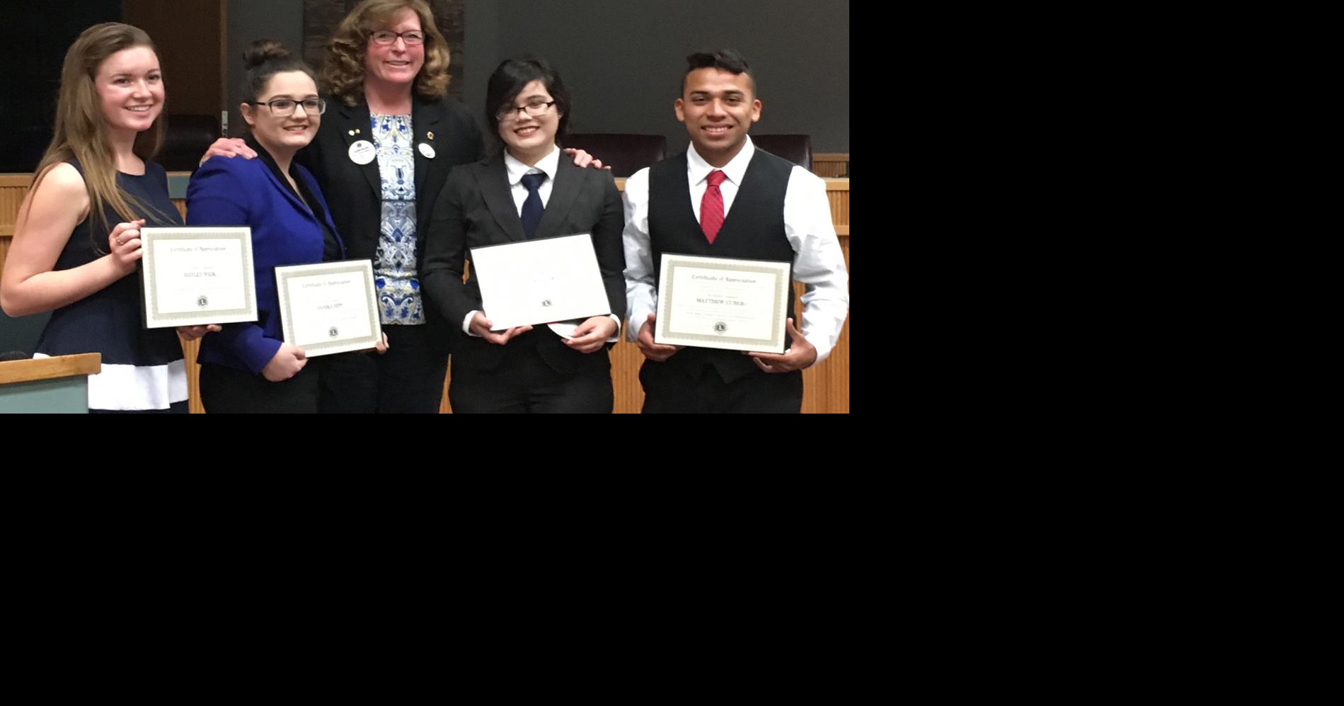 Lions announce winner of Student Speaker Contest | Lifestyle ...