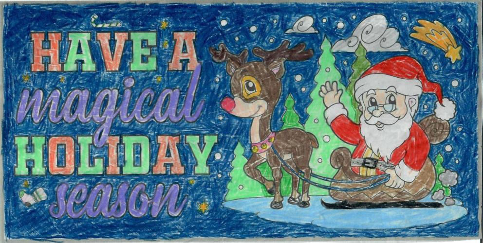 Santa's jolly: Check out the Christmas coloring contest winners ...